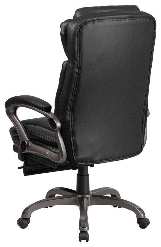 High Back Leather Executive Reclining Swivel Office Chair ...