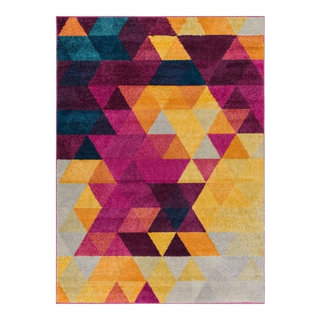Well Woven Vettore Barco Modern Multi Area Rug, 5'3"x7'3 ...