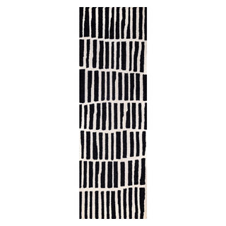 Irregular Parallel Bars Area Rug, 2'6"x6' - Contemporary - Kids Rugs ...