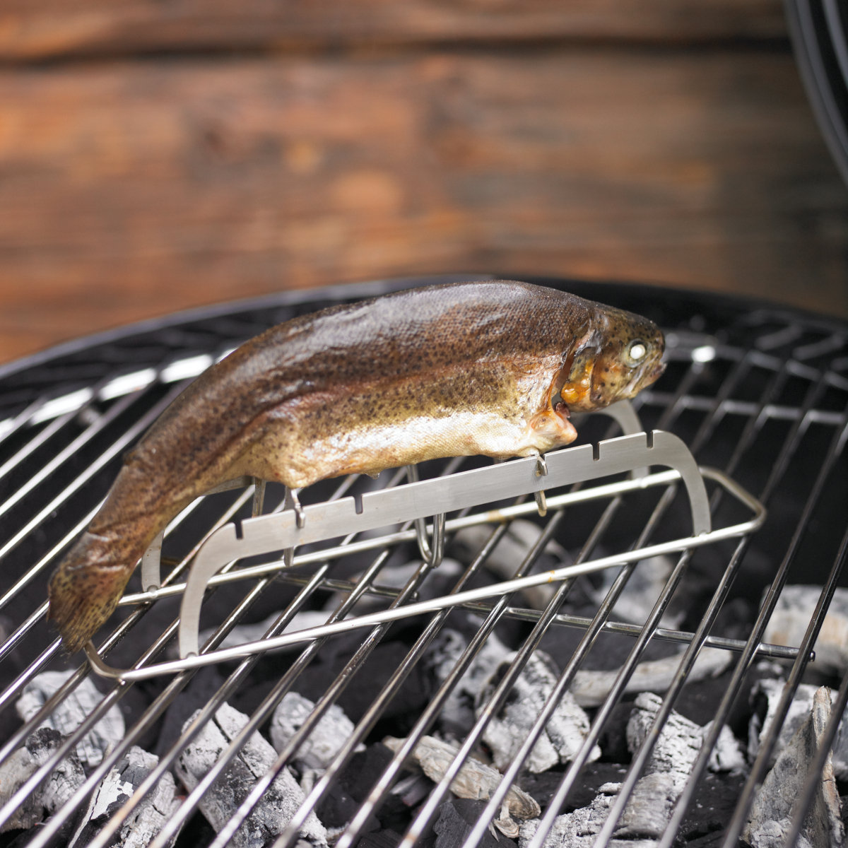 Rosle Stainless Steel 12.2 Inch Fish Grill Rack - Contemporary - Grill ...