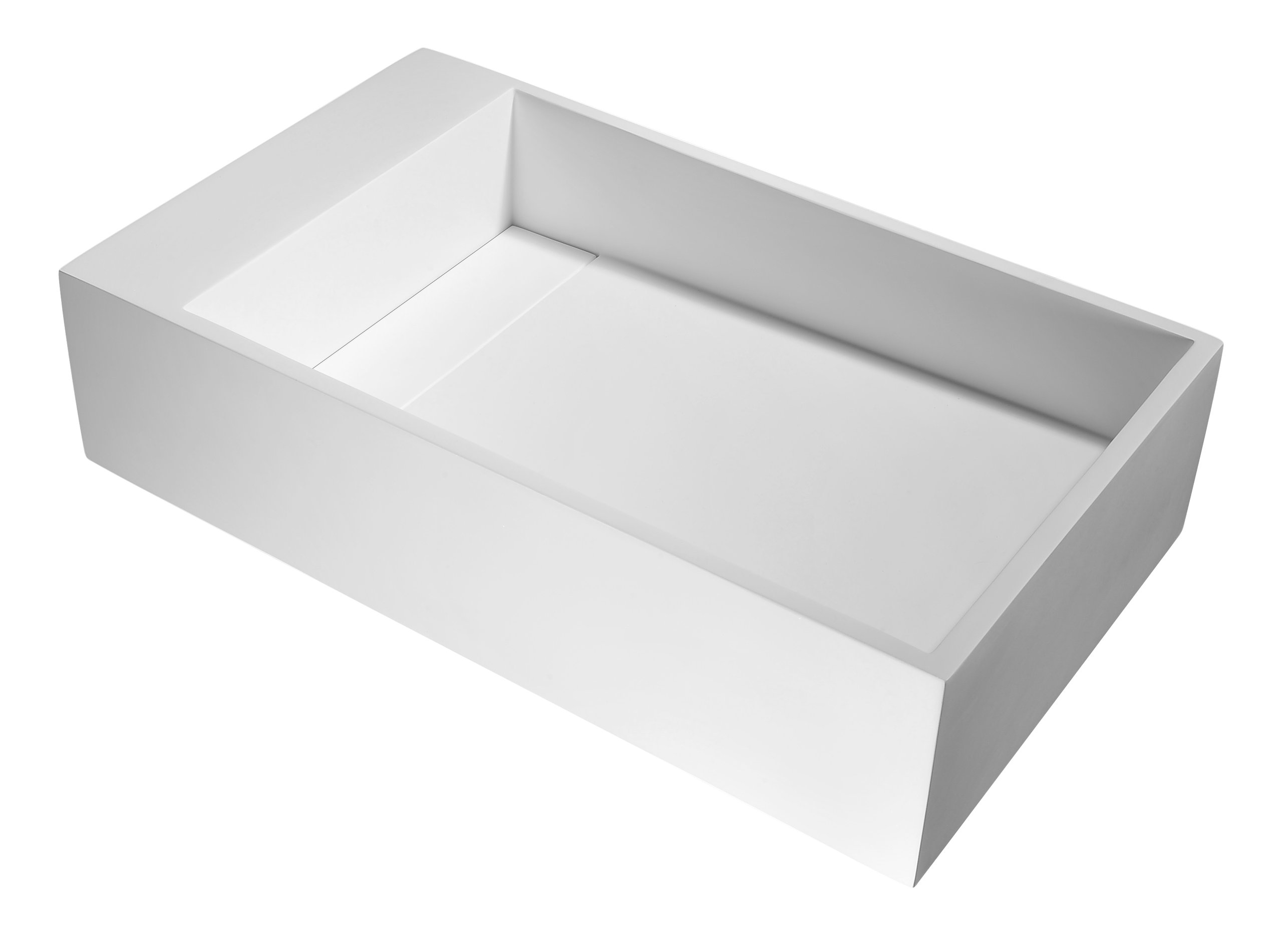 ANZZI Pascal Series Solid Surface Bathroom Vessel Sink - Modern ...