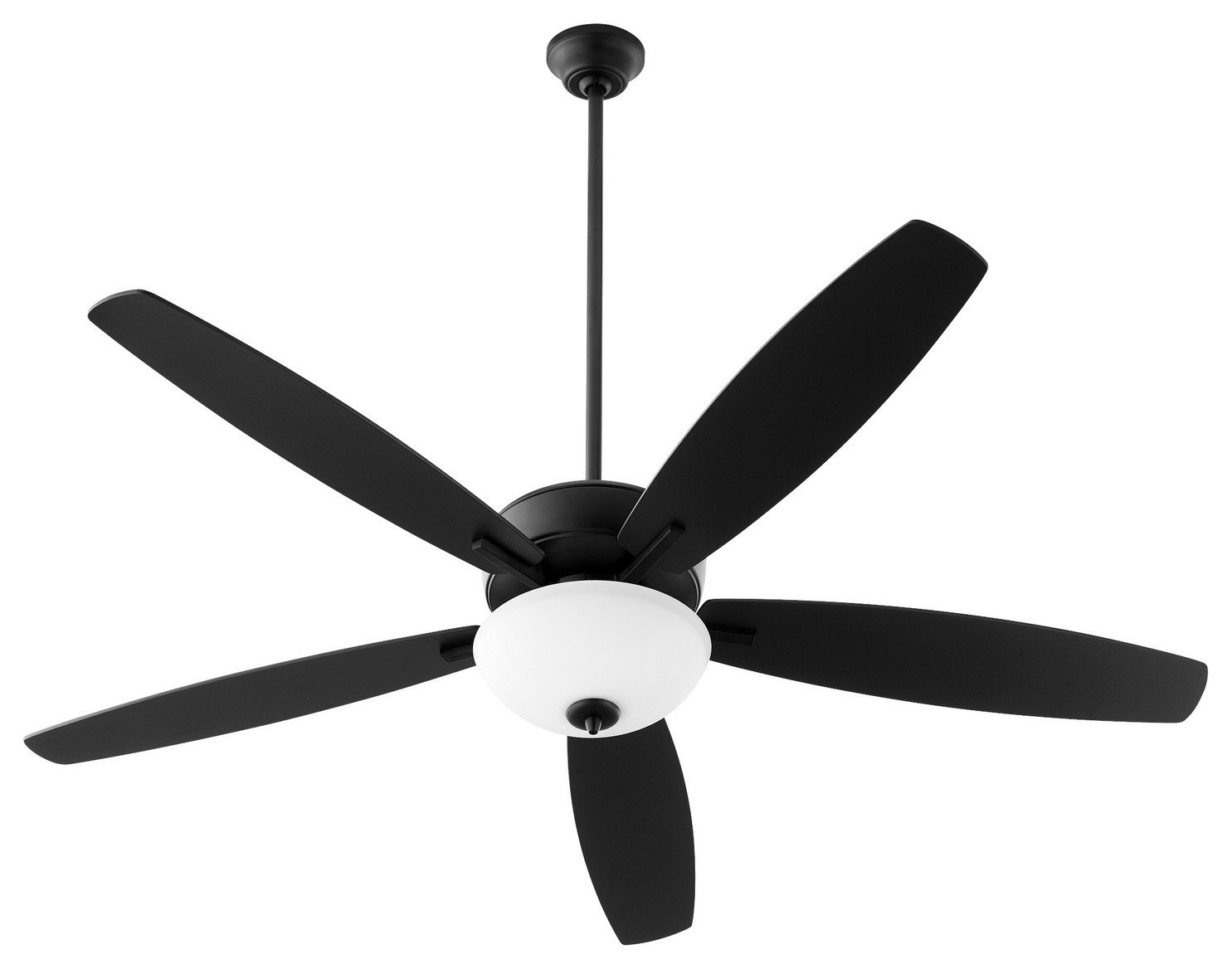 Breeze Patio Patio Fan, Textured Black - Transitional - Ceiling Fans ...