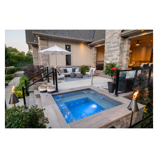 A Multilevel Backyard Oasis - Transitional - Pool - Toronto - by Betz ...