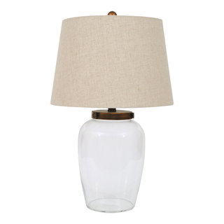 Glass Fillable Table Lamp With Shade - Transitional - Table Lamps - by ...