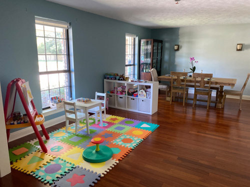 Help with dining room/play room combo
