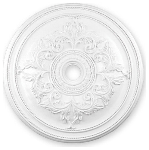Livex 8211-03 White Ceiling Medallion, White - Victorian - Ceiling ...