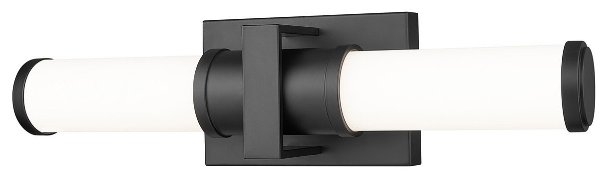 Idris LED Vanity in Matte Black - Transitional - Bathroom Vanity ...