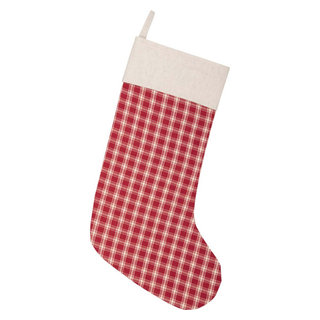 Red Plaid Stocking, 12x20, 20x12 - Christmas Stockings And Holders - by ...