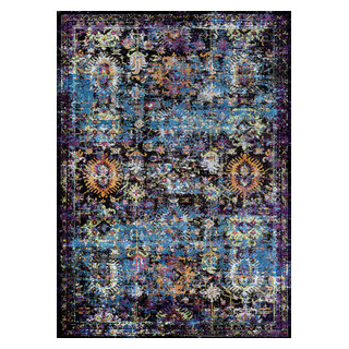 Gypsy Cologne Brown-Multi Area Rug, 8'0"x10'9" - Contemporary - Area ...