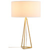 Sascha Table Lamp White & Gold - Transitional - Table Lamps - by ...