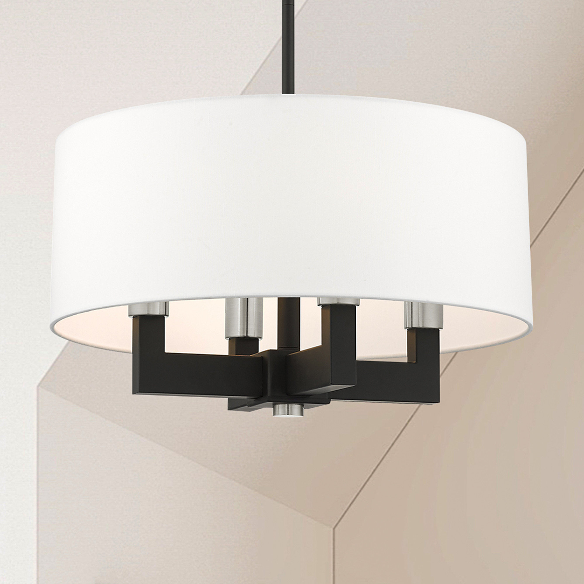 Livex Lighting 48784 Cresthaven 4 Light 18"W Multi Light Pendant ...