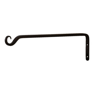 Panacea Products 15" Black Straight Hook 89415 - Traditional - Planter ...