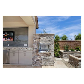 Stacked Stone Ledger Panels - Patio - Orange County - by MSI | Houzz IE
