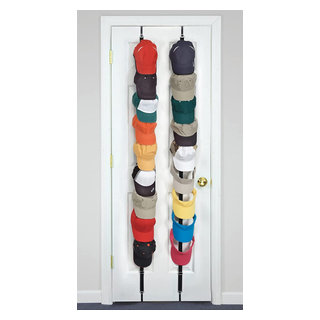 Over-The-Door Hat Rack and Organizer |Two Straps |Holds Up To 18 Caps ...