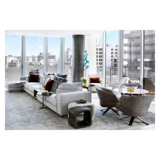 One Ocean - Contemporary - Living Room - Miami - by WECSELMAN DESIGN ...