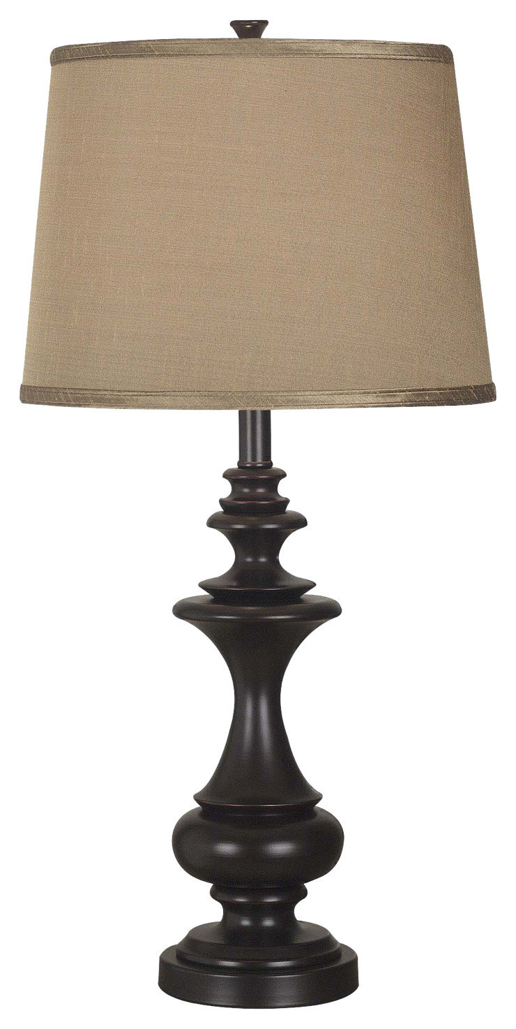 Kenroy 21430ORB 1-Light Table Lamp, Stratton - Traditional - Table ...