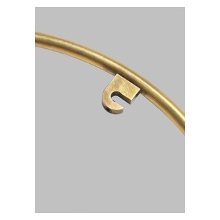 Trellis Spacer Round, Natural Brass, 18.3"W (700TRSRNGR640NB 70PGCKL ...