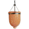 Orange Mosaic Bucket Pendant, Small - Contemporary - Pendant Lighting ...