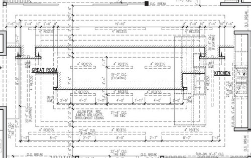cove and reverse cove ceilings for modern design style