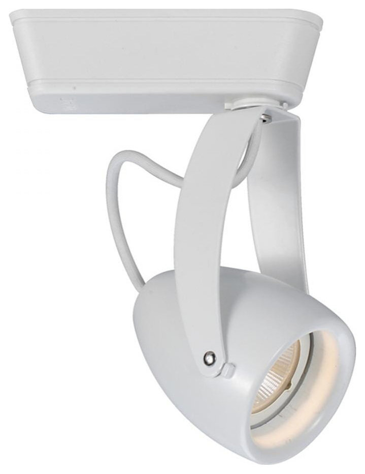 WAC Lighting 120V LED810 Impulse 1-Light LED Track Head in White, 3.125 ...