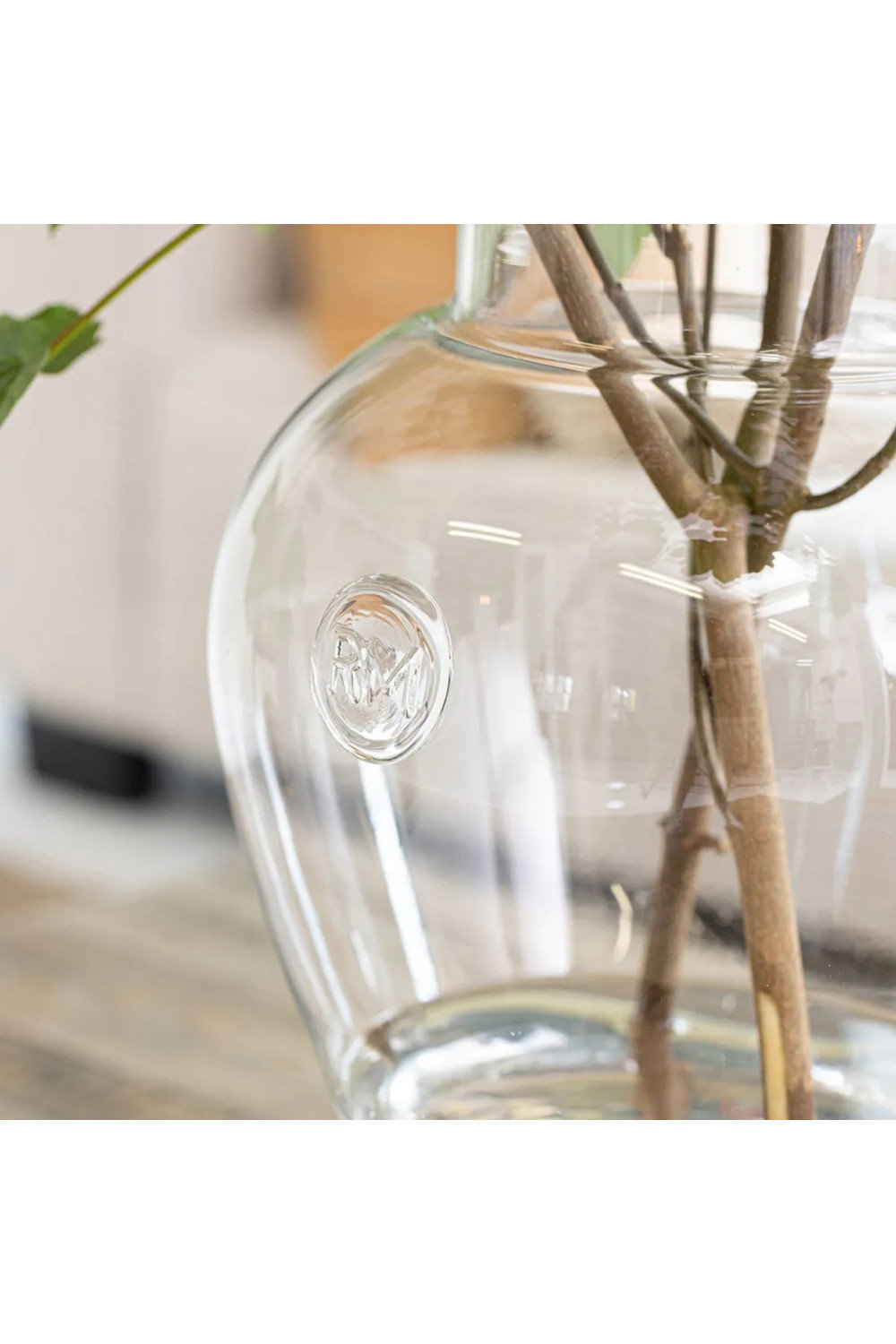Handmade Clear Glass Vase | Rivièra Maison Aphrodite - Contemporary - Vases - by OROA ...