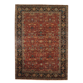 Rust Fine Serapi Rug 10'x 14' - Mediterranean - Area Rugs - by Pasargad ...