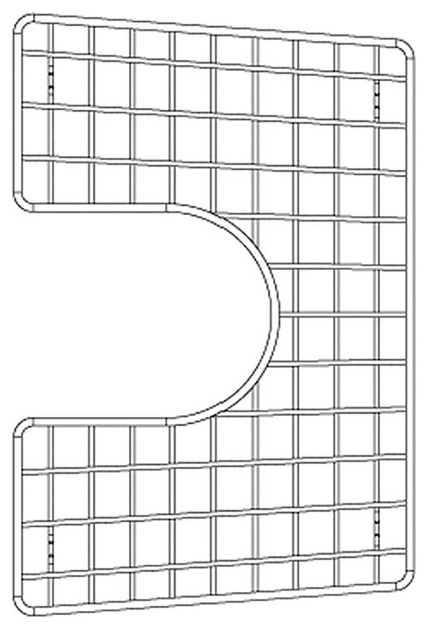 Blanco Stainless Steel Basin Rack for Performa 60/40 Double Bowl Sink ...