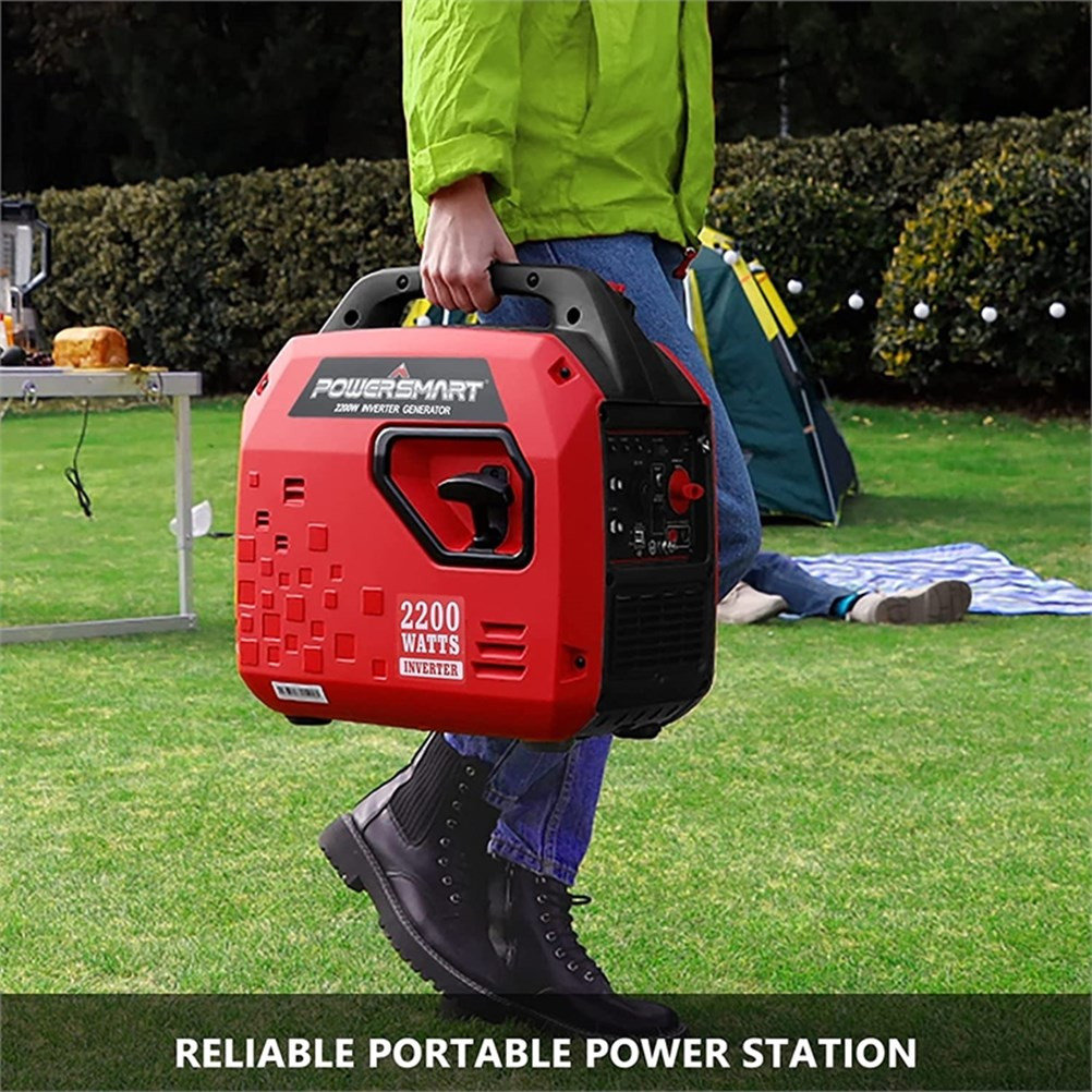 Portable Generator 2200 Watts Inverter Generator Gas Powered Super ...