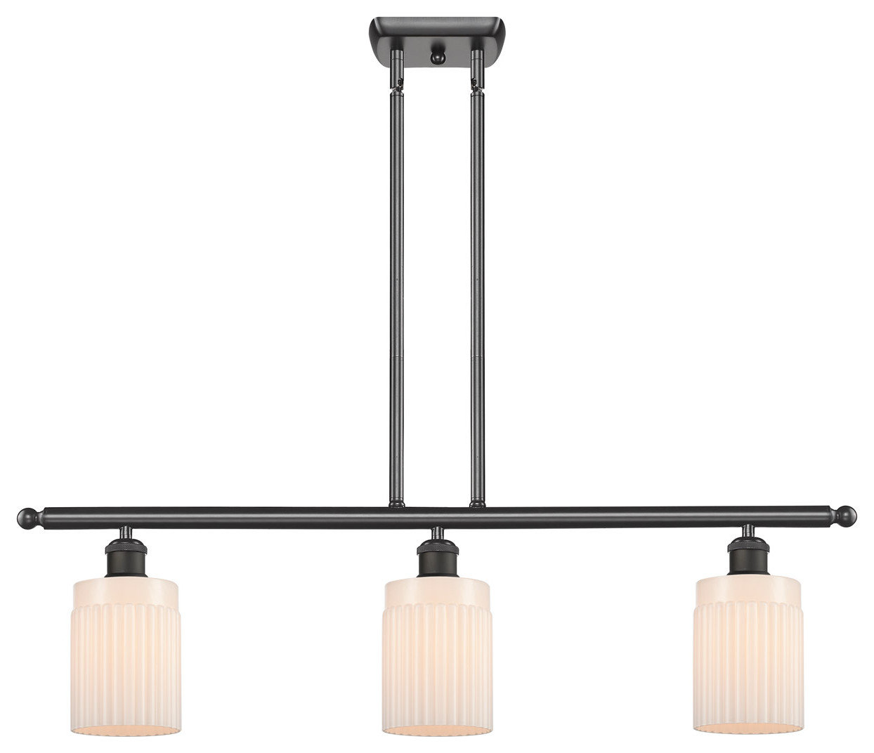 Ballston Hadley 3 Light Island Light in Oil Rubbed Bronze - Industrial ...