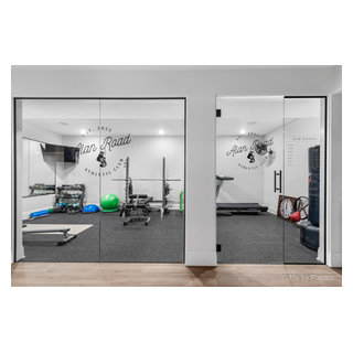 Modern Alan Farmhouse - Modern - Home Gym - Chicago - by Meyer Design ...