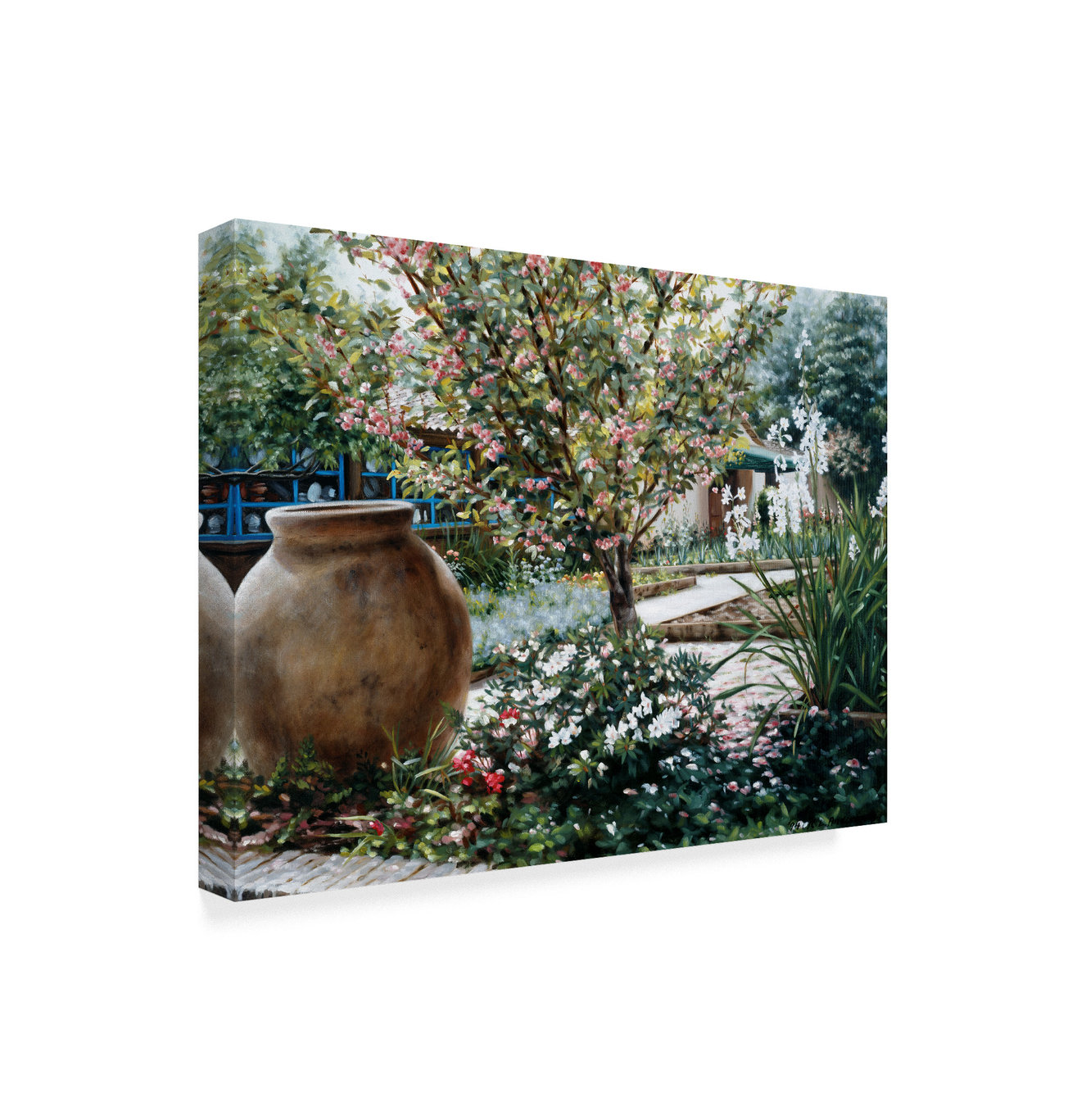 Robin Anderson 'The Cottage' Canvas Art, 47"x35" - Contemporary ...