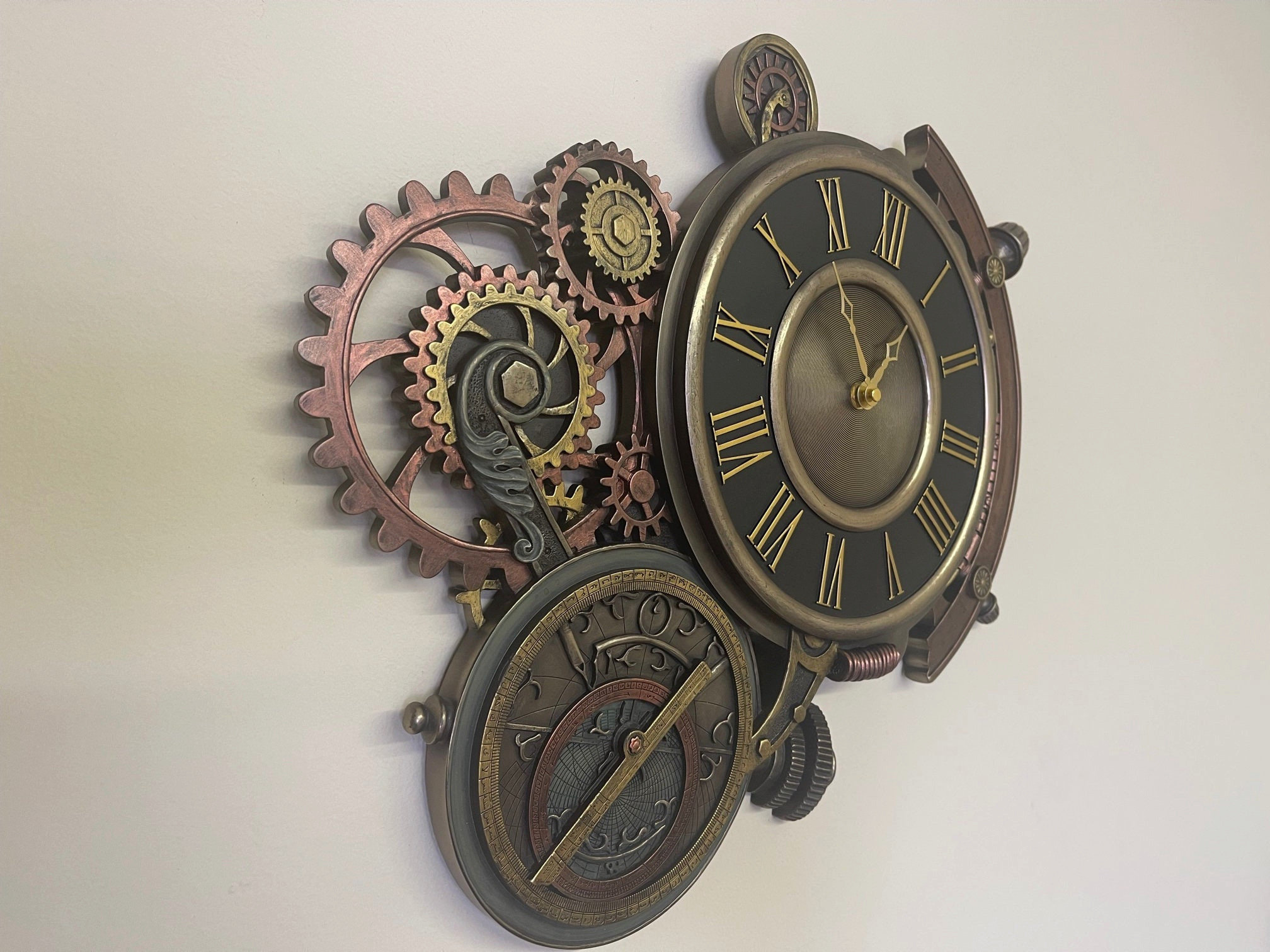 Steampunk Industrial Wall Clock - Industrial - Wall Clocks - by ...