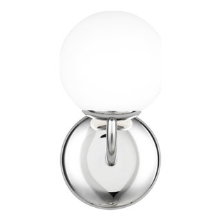 Galassia One Light Vanity, Polished Nickel - Contemporary - Bathroom ...