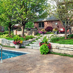 Natural Stone Steps - Transitional - Landscape - Chicago - by K&D ...