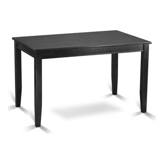 Buckland Counter Height Rectangular Table 30x48 in Black Finish ...