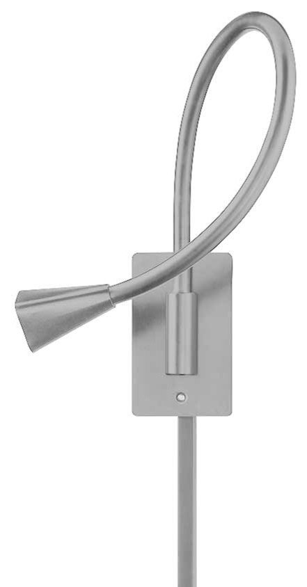 Stretch LED Single Swing Arm 3000K, Titanium, 1 Light - Contemporary ...