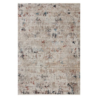 Loloi Leigh Lei-06 Organic and Abstract Rug, Ivory and Multi, 7'10"x10 ...
