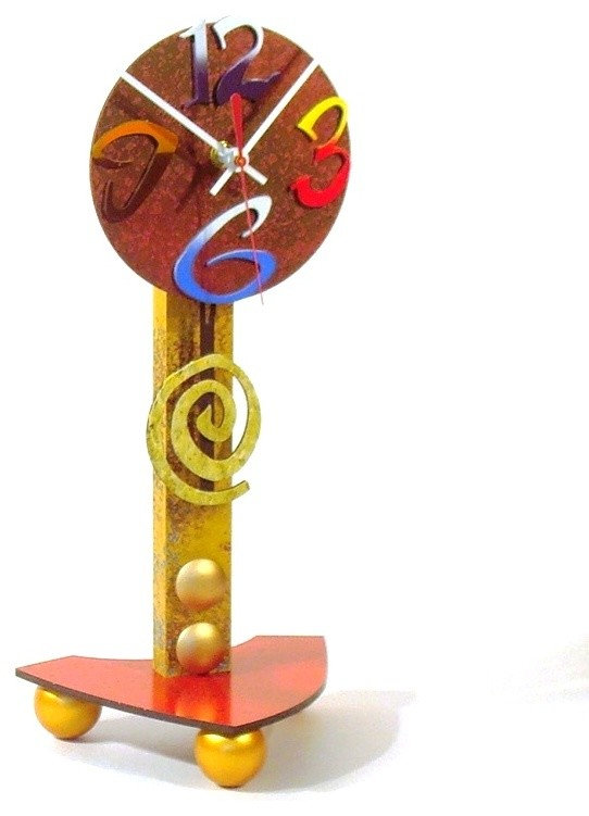Desk 27 Table Clock - Contemporary - Desk And Mantel Clocks - by david ...