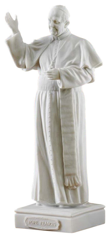 Pope Francis Statue - Traditional - Decorative Objects And Figurines ...