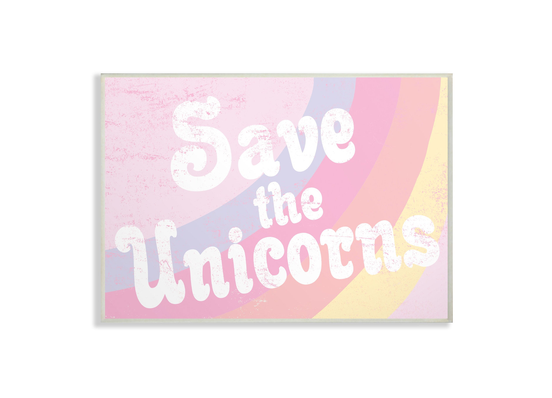 Stupell Ind. Save The Unicorns Wall Art, 13" x 19" - Contemporary ...