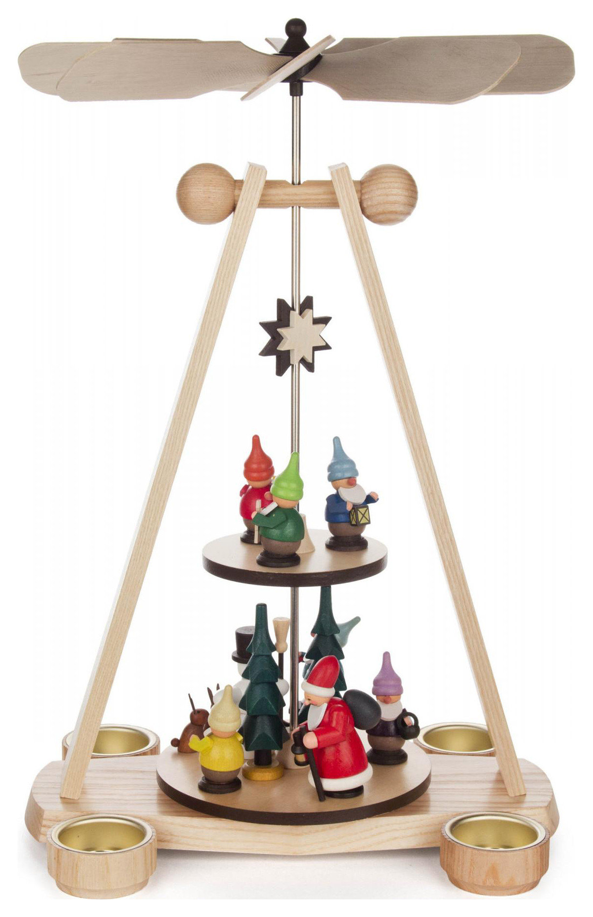 Dregeno Pyramid, 2 Tier Dwarf House - Traditional - Holiday Accents And ...