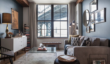 A view of the East River’s Manhattan Bridge offers a starting point for ...