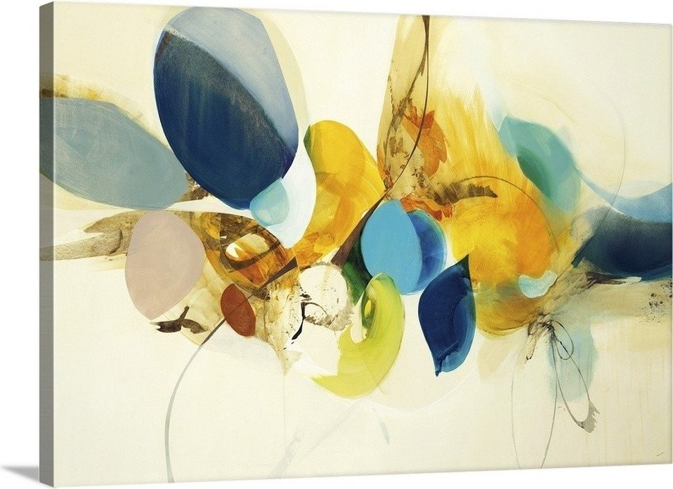 "Candid Color" Wrapped Canvas Art Print, 30"x20" - Contemporary ...