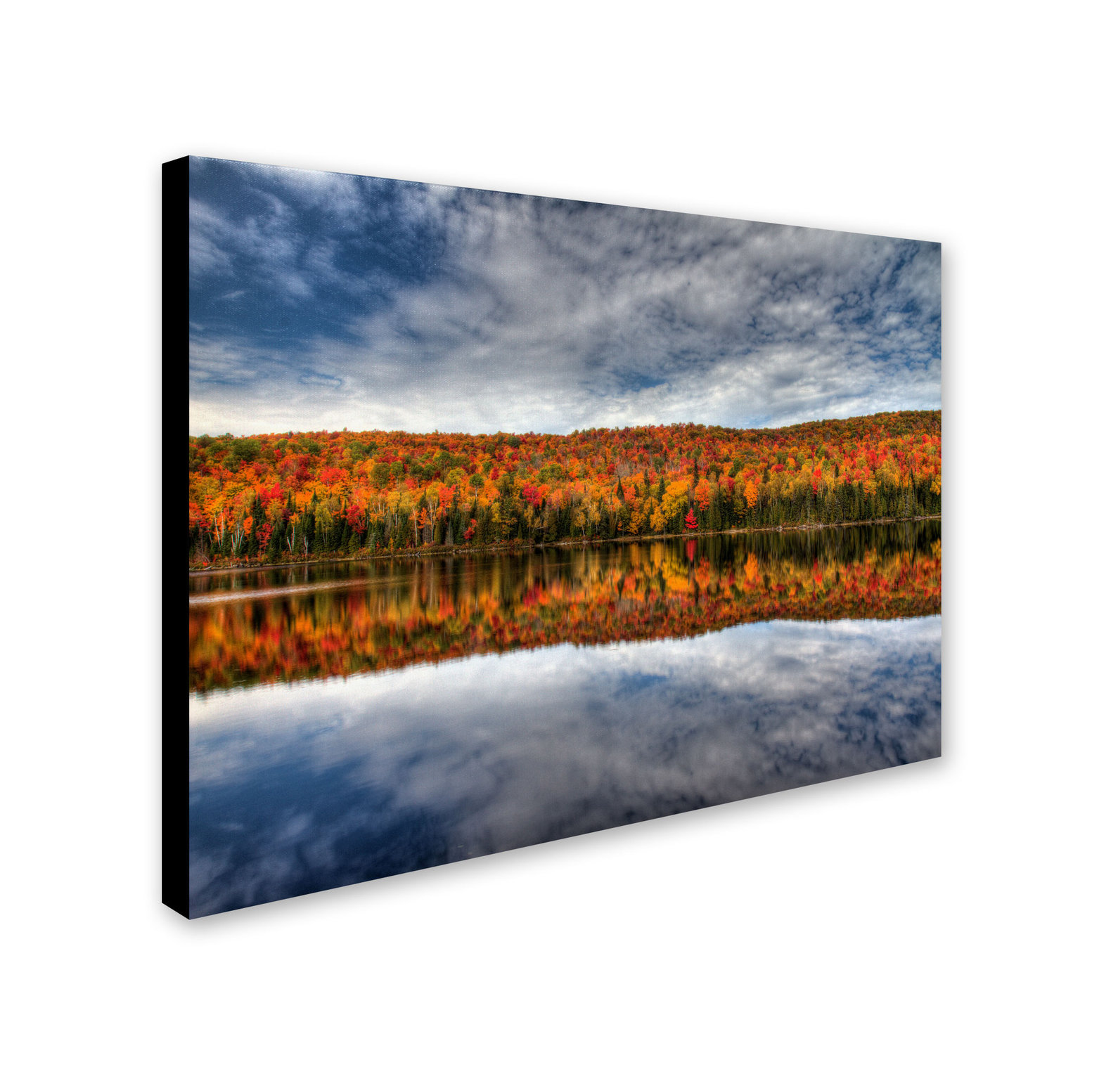 'Autumn Reflection' Canvas Art by Pierre Leclerc, 14" x 19 ...
