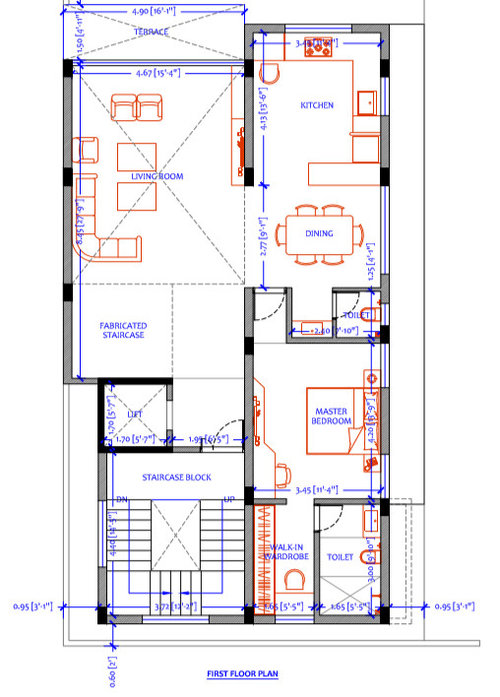 Will 15x20 feet living room with 18 feet high ceiling looks good?