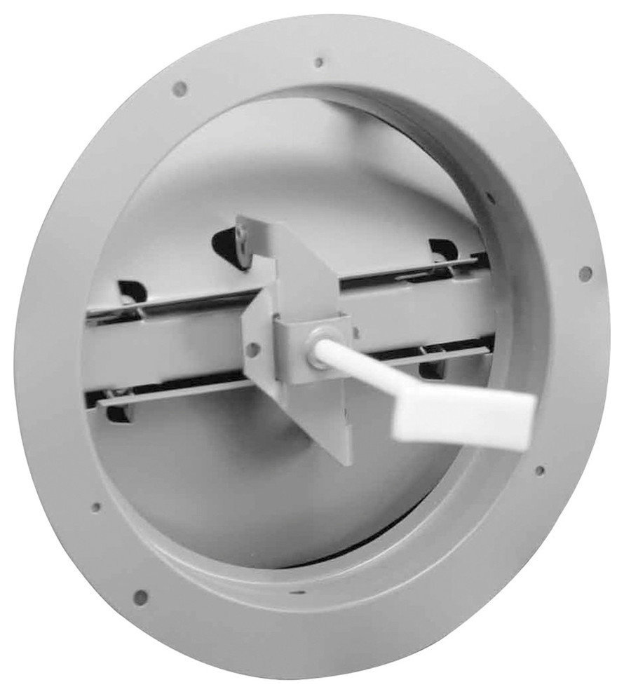 AmeriFlow® 1800B8 Steel Round Ceiling Damper Ring, Brown, 8", 8 ...