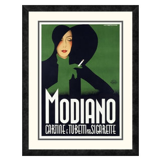 "Modiano" Framed Digital Print by Franz Lenhart, 18"x22", 22"x28 ...