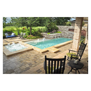 Mirror Lake - Small Space Pools - Traditional - Pool - Houston - by ...