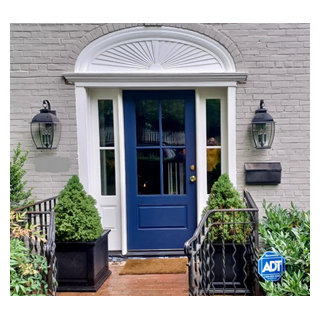 A Custom Entry Door Transformation with Therma Tru Smooth Star ...