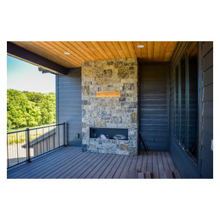 Modern Black Horse Ashlar Home - Traditional - Exterior - Omaha - by ...